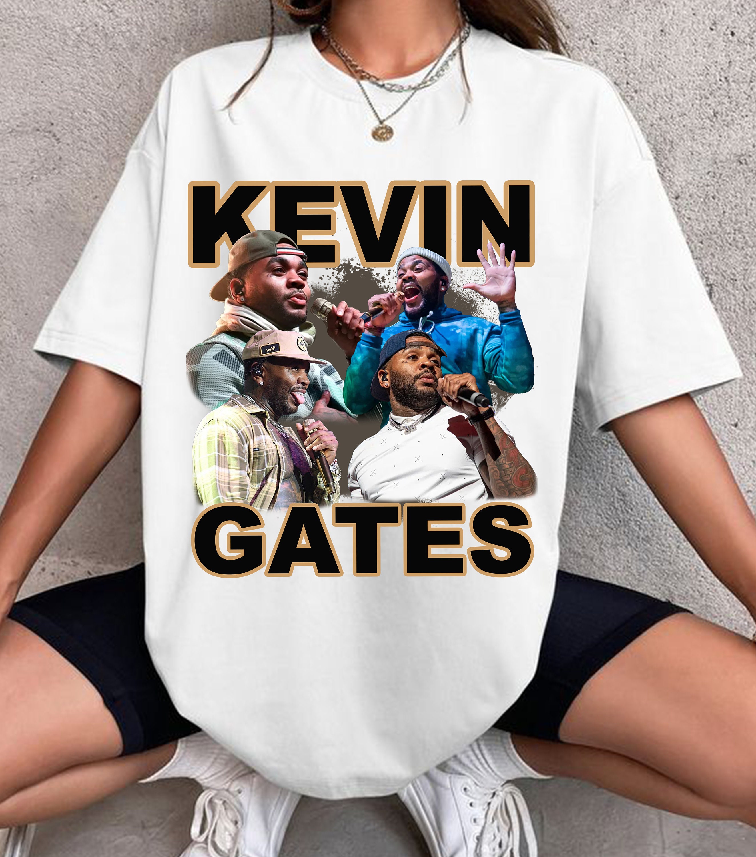 Kevin Gates T Shirt Design. PNG Digital 4500x5100 Px. Retro, 90s ...