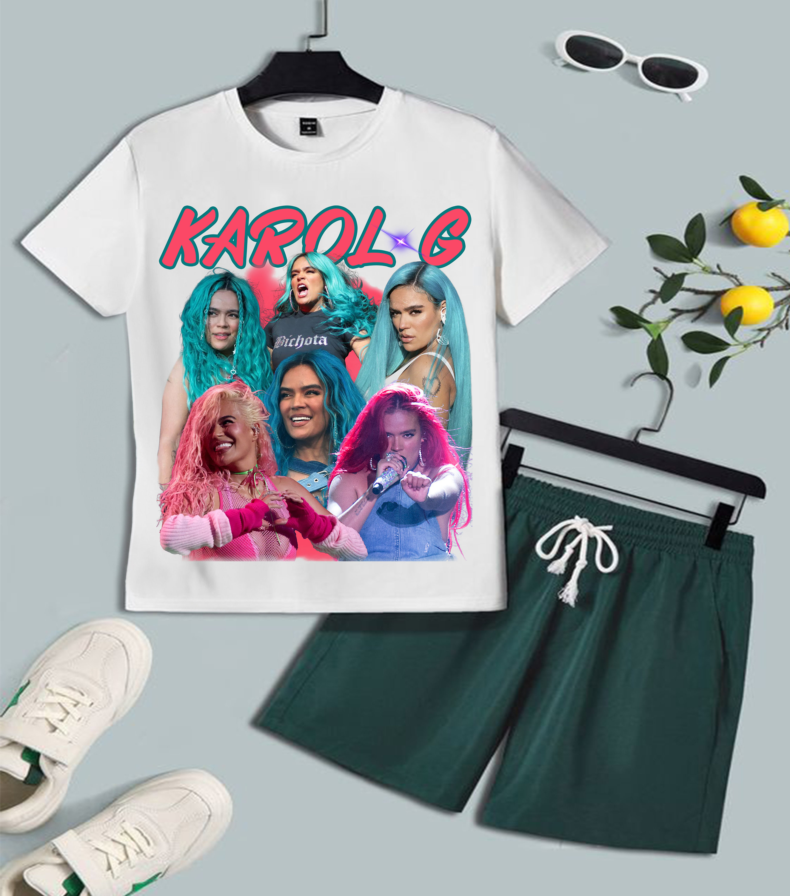 KAROL G Shirt Design. PNG Digital 4500x5100 Px.retro, 90s Vintage, Bootleg Tee. Instant Download ...