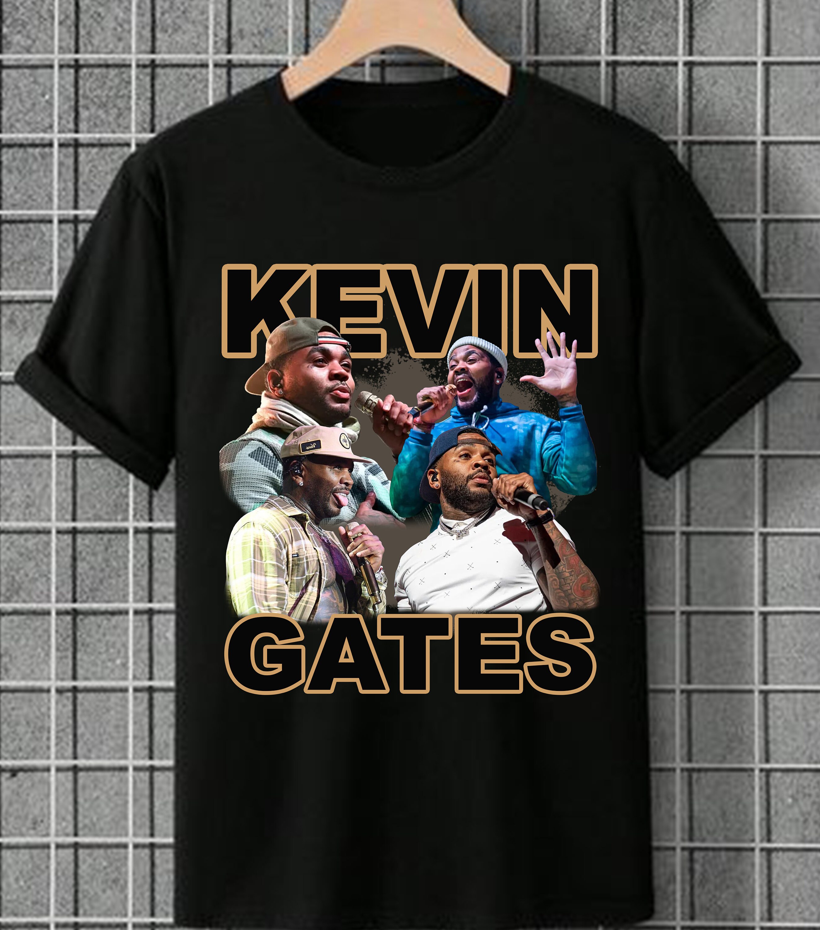 Kevin Gates T Shirt Design. PNG Digital 4500x5100 Px. Retro, 90s ...