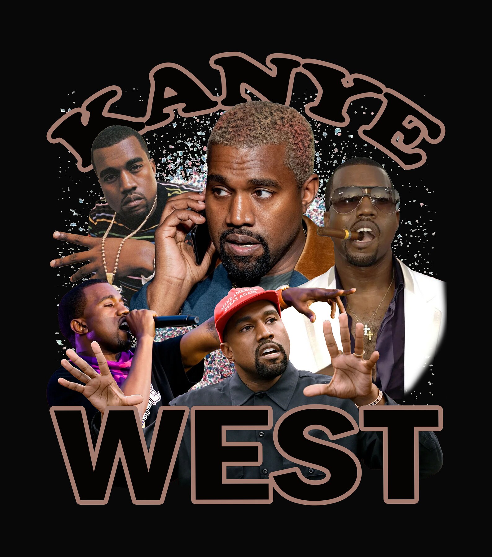 Kanye West Png Shirt Vector Shirts Png, Printable Design, Instant ...