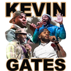 Kevin Gates T Shirt Design. PNG Digital 4500x5100 Px. Retro, 90s ...