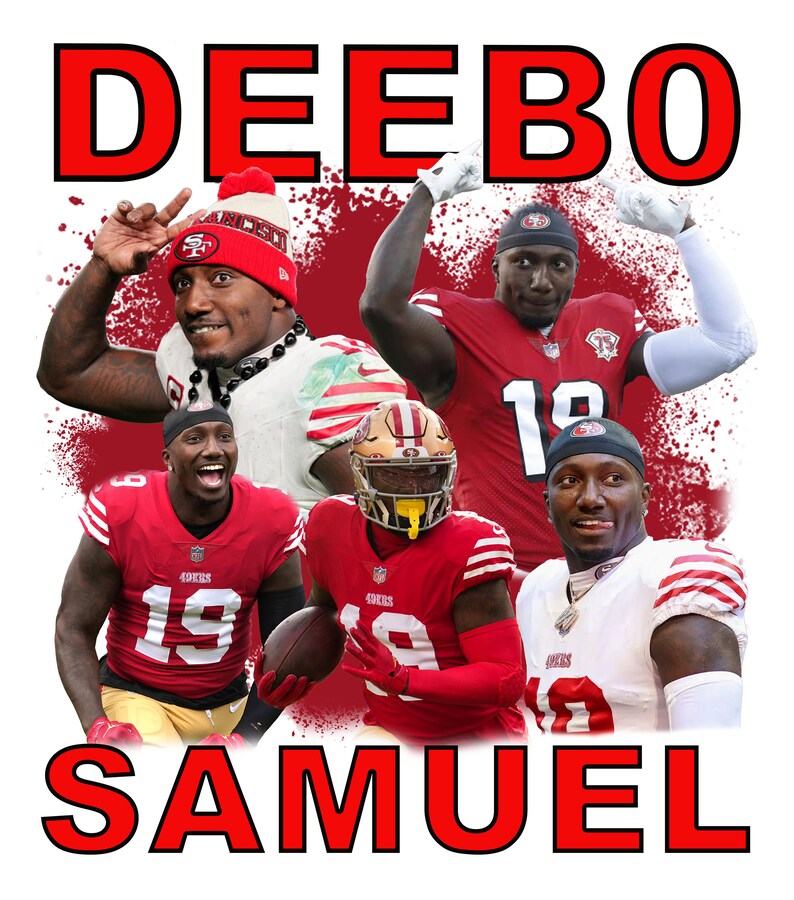 Deebo Samuel PNG, Shirt Vector Shirts Png, Printable Design, Instant ...