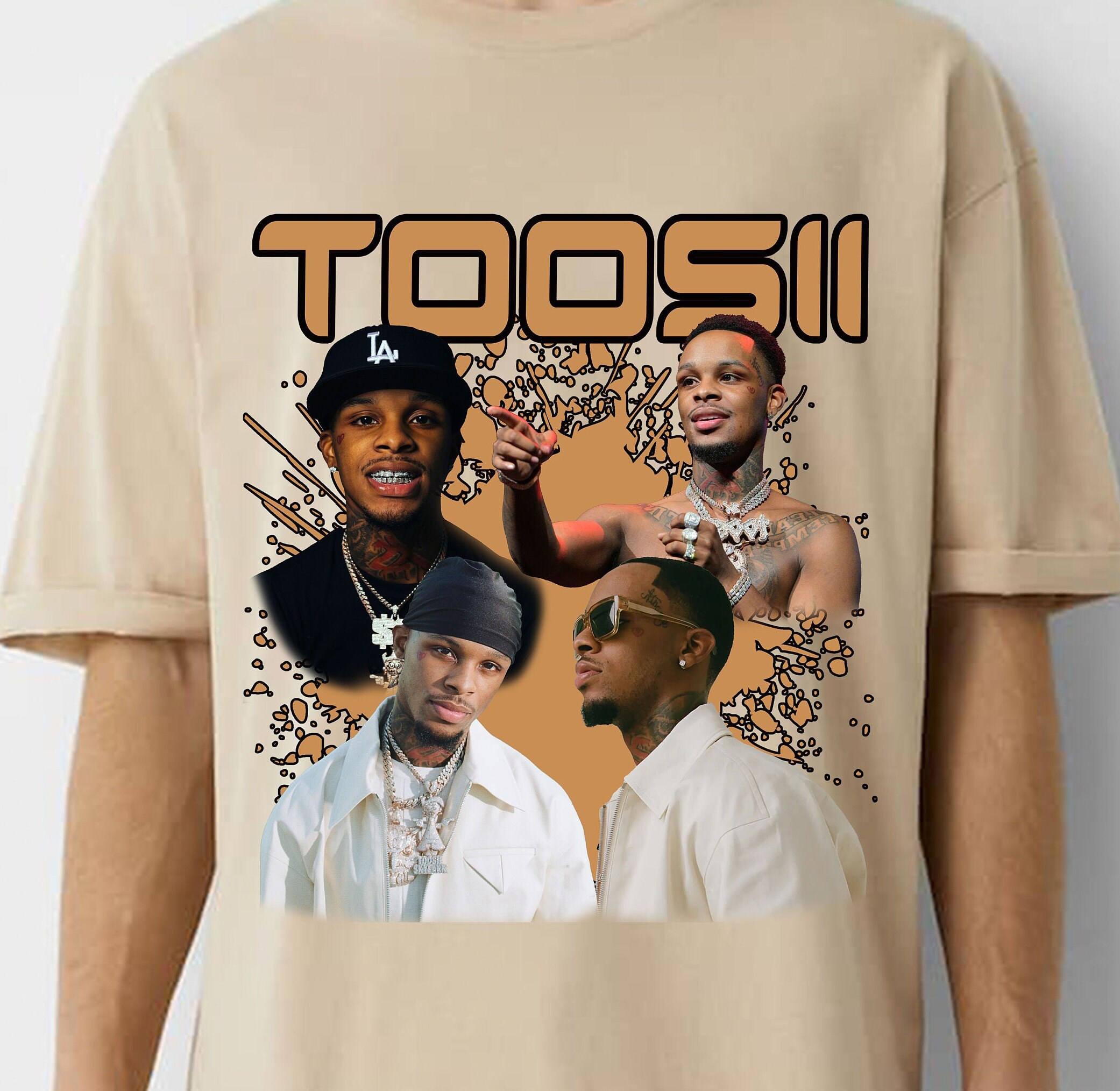 Toosii Thirt Design. PNG Digital 4500x5100 Px.retro, 90s Vintage ...