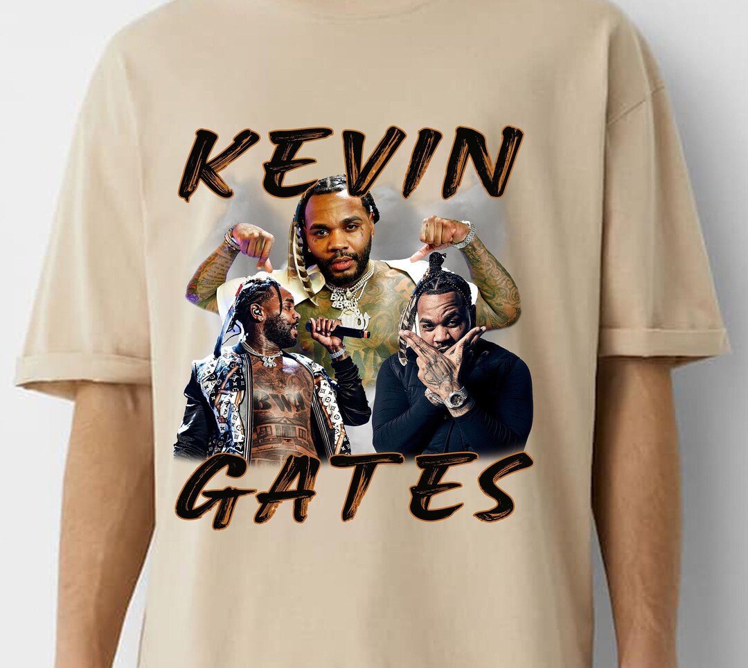Kevin Gates T Shirt Design. PNG Digital 4500x5100 Px. Retro, 90s ...