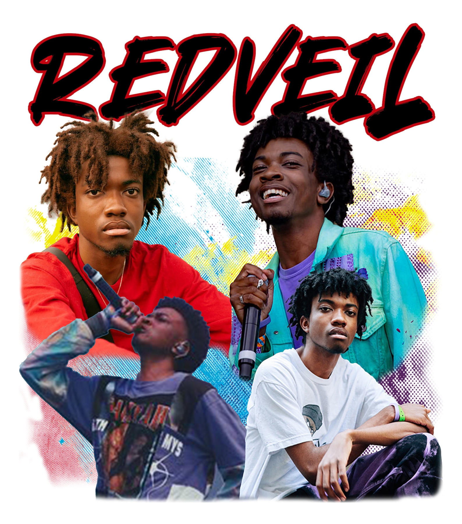 Redveil Png , Ready to Print, Printable Design, Hiphop Artist, 90s ...