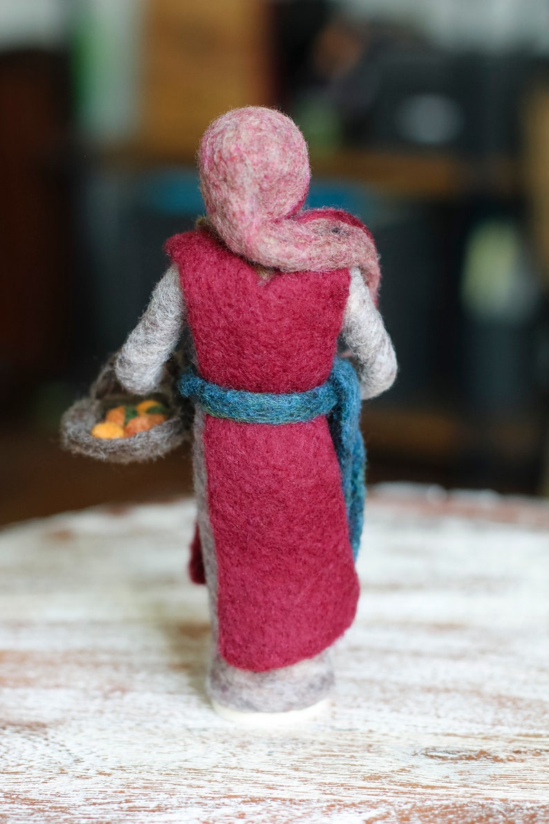 The Chosen, Mother Mary, Jesus, Eema Mary, Needle Felted Wool Sculpture ...