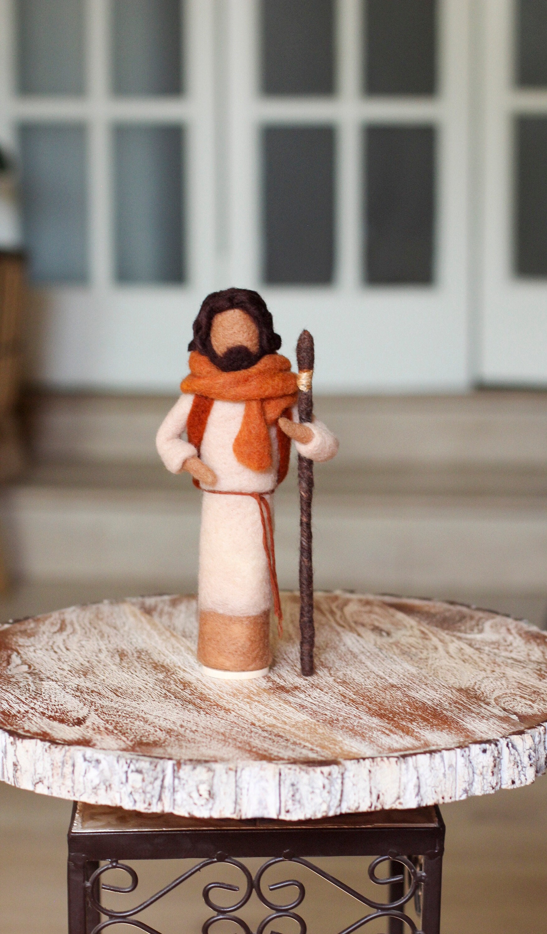 Jesus Christ, the Chosen, Son of God, Son of Man, Needle Felted Wool ...