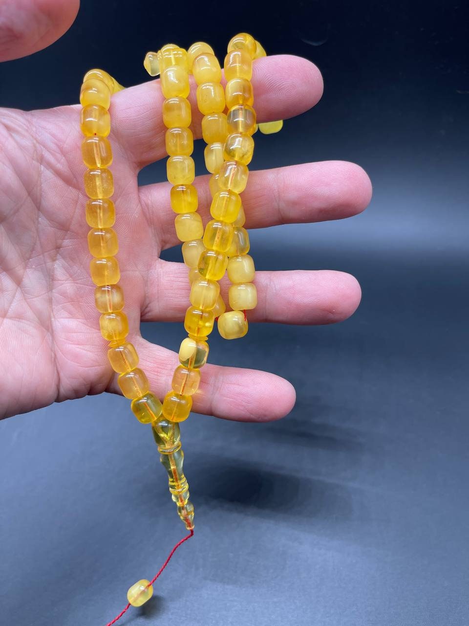 Prayer Amber Islamic, Muslim Rosary Amber, 33 Beads, 28.8g Rosary ...
