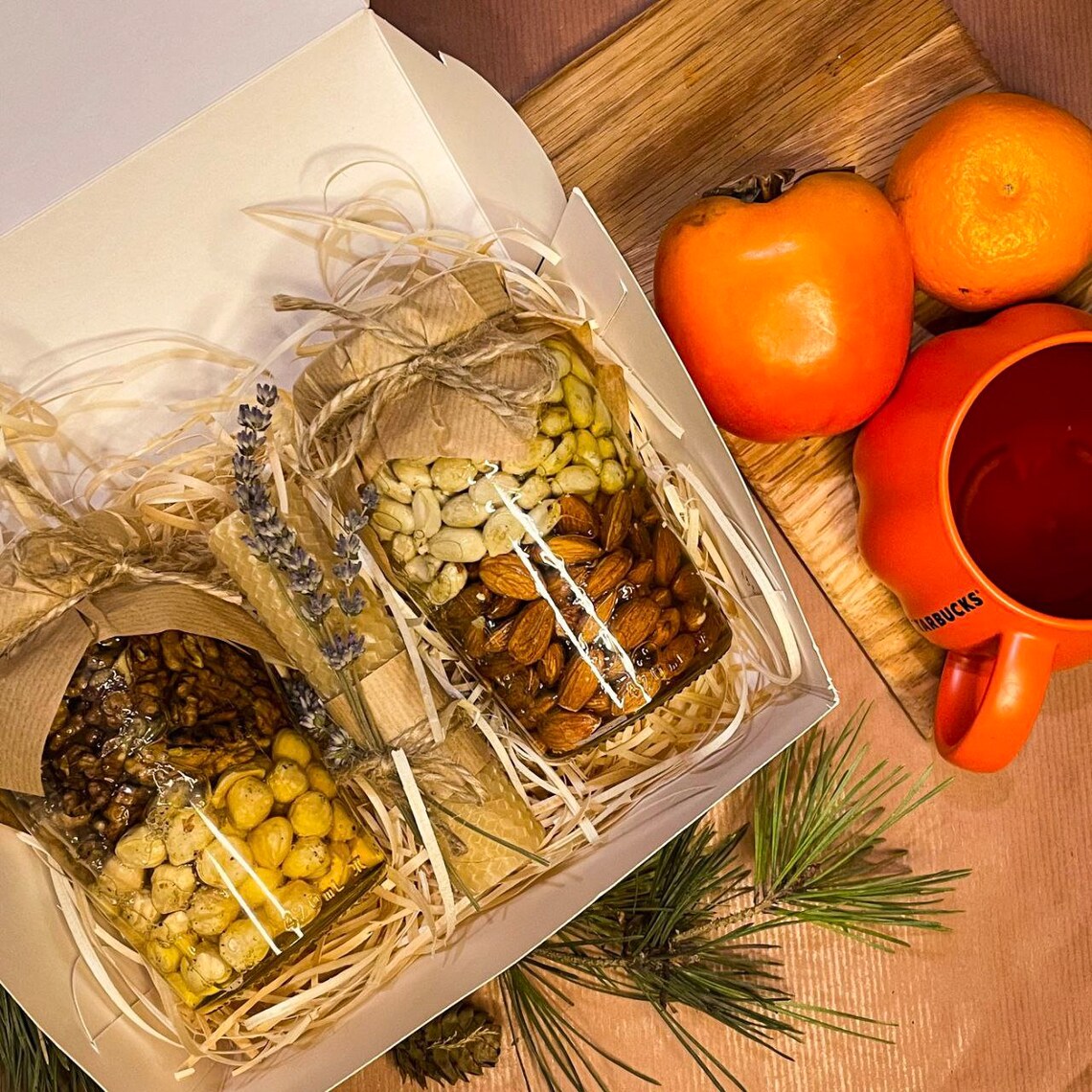 Honey, Gift With Honey, Honey Gift, Personalized Gift Box, Nuts, Nuts Gift, Nuts Gift Box ...
