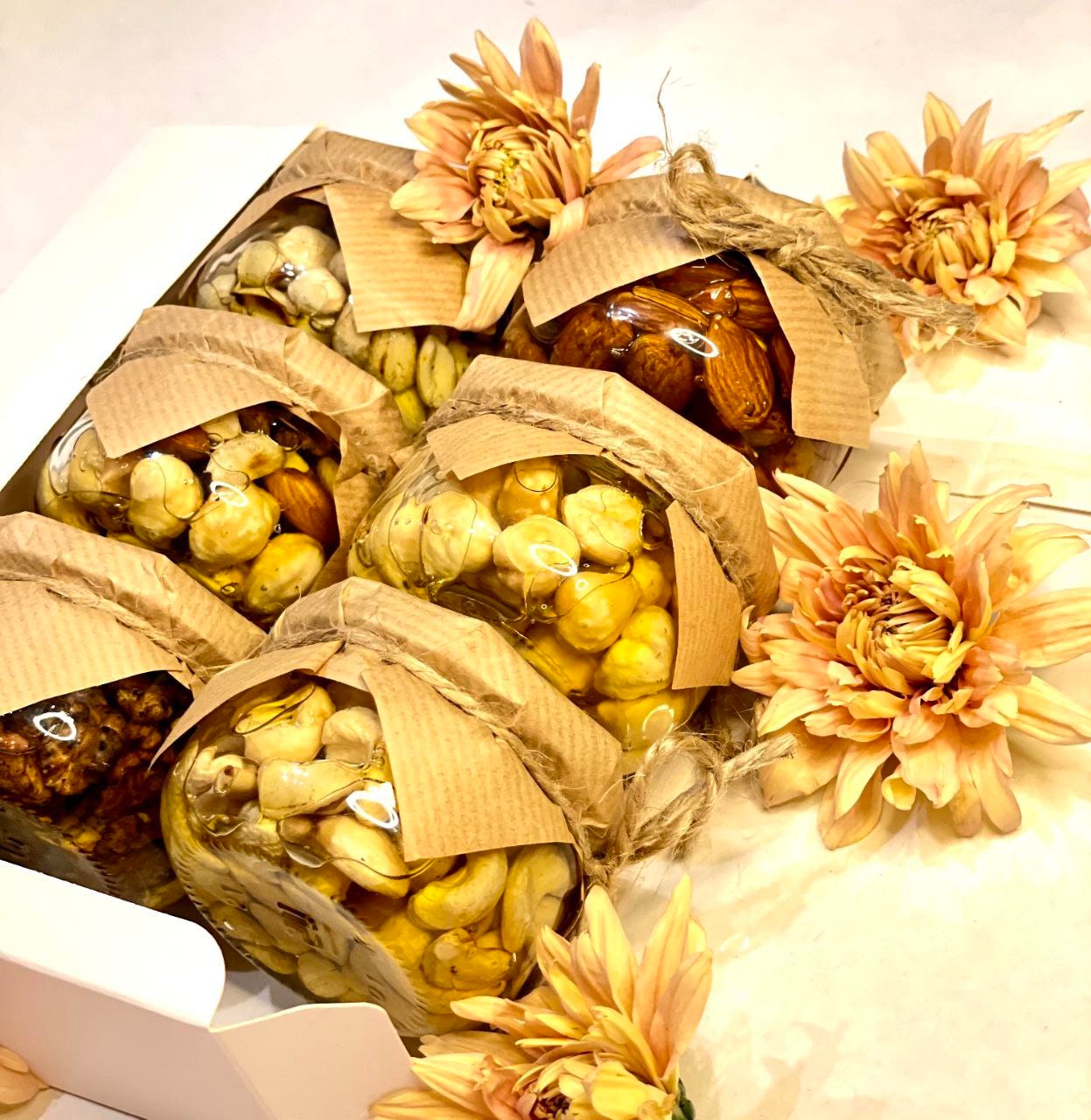 Honey, Gift With Honey, Honey Gift, Personalized Gift Box, Nuts, Nuts Gift, Nuts Gift Box ...