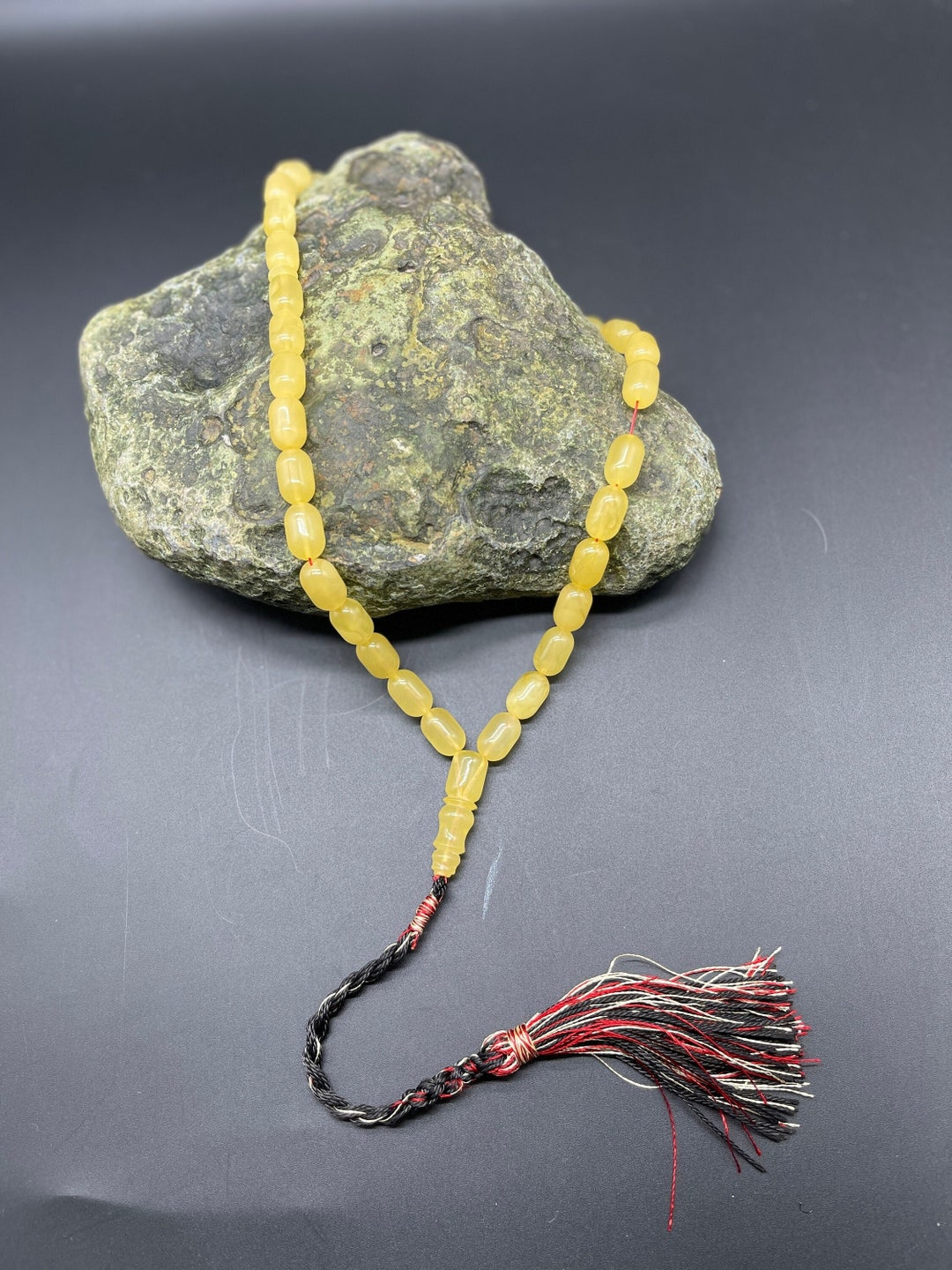 Luxury Baltic Rosary Amber Islamic Prayer, 33 Beads, 21.5g Rosary ...