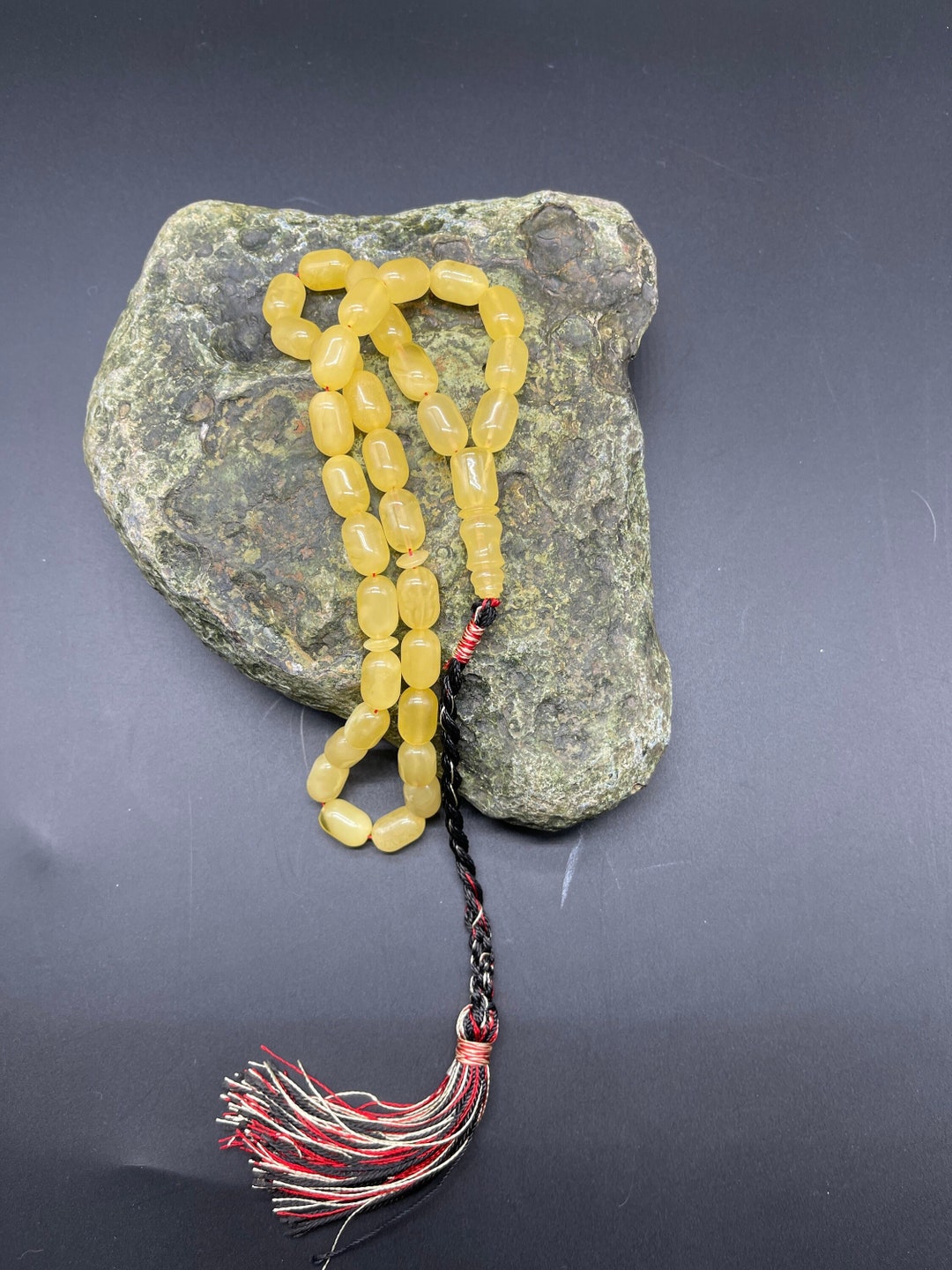 33 Beads Luxury Baltic Rosary Amber Islamic Prayer, 21.5g Rosary ...