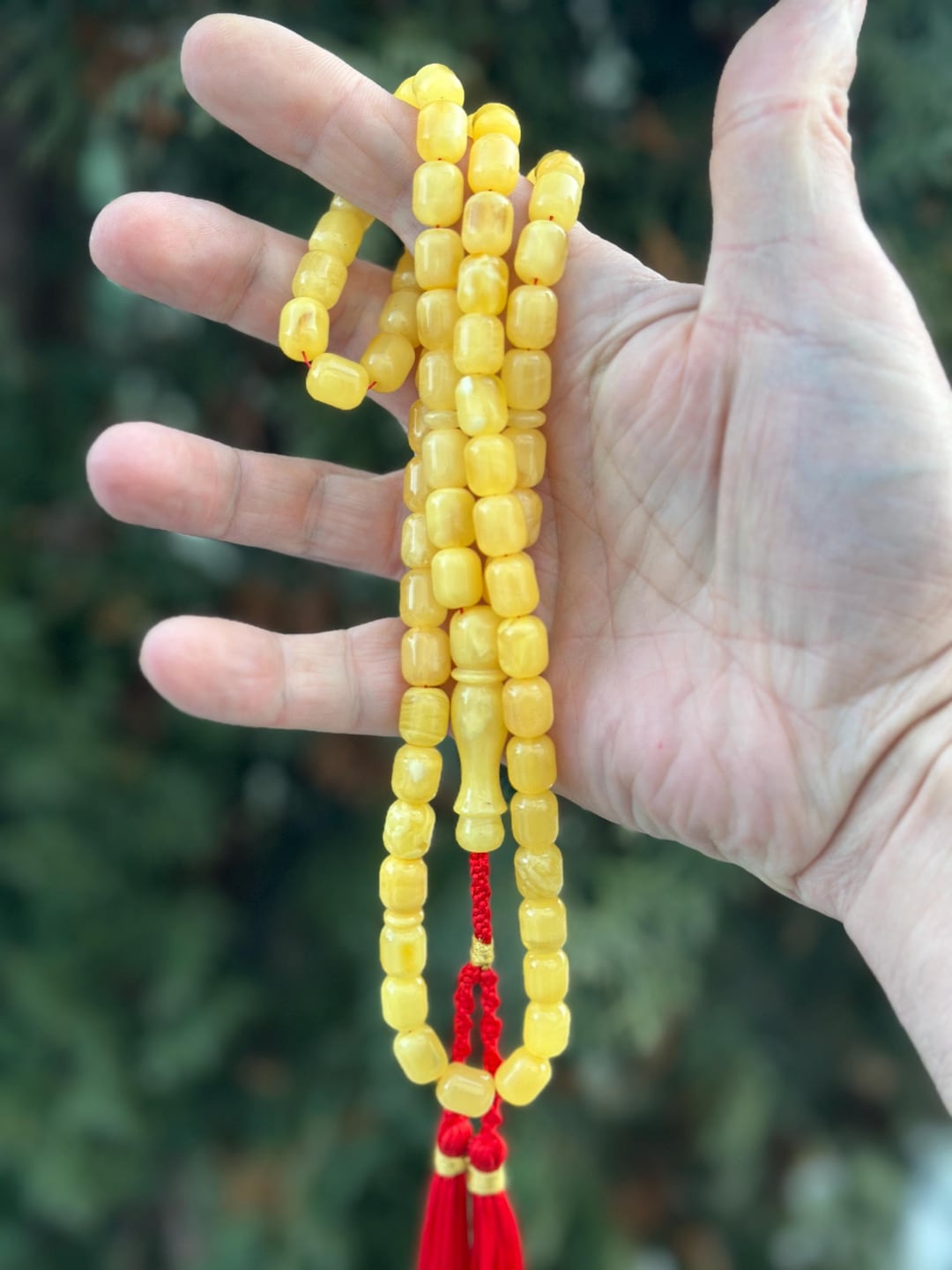 Amber Rosary, Amber Misbah, Baltic Amber Prayer Rosary, 66 Beads, 47.4g ...