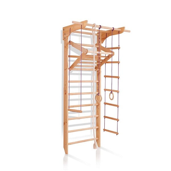 Swedish Ladder With Wide Pull up Bar and Triangle for Kids and Adults ...