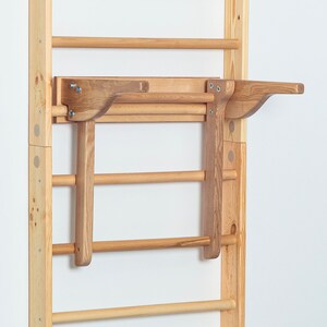 Dip Bars for Swedish Ladders Made of Wood - Sport Attachments ...