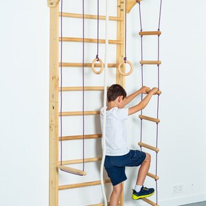 Sport Ladder Made of Natural Wood for Kids and Adults - Etsy