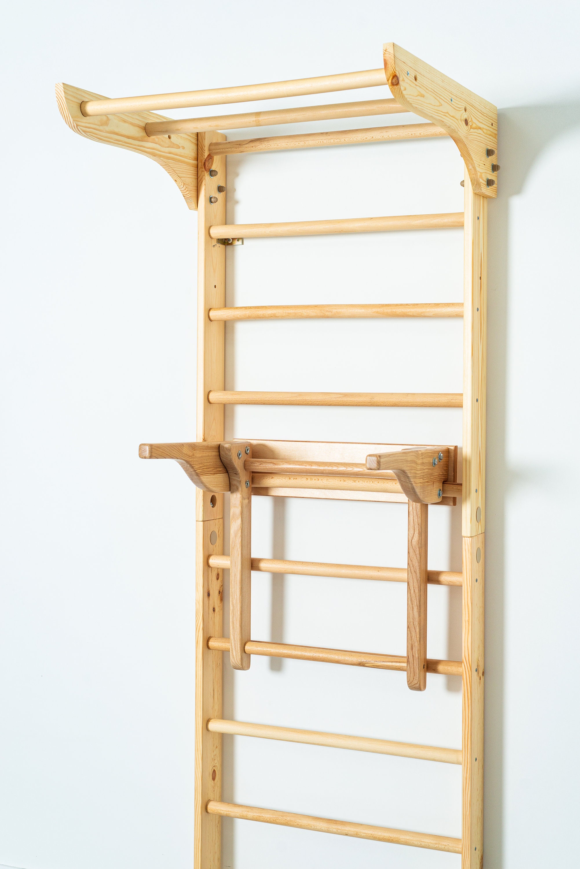 Dip Bars for Swedish Ladders Made of Wood - Sport Attachments ...