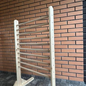Wooden Ladder Stand for Rehab and Pediatric Physical Therapy Exercises ...