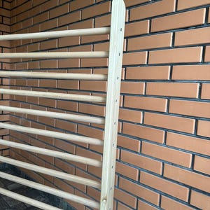 Wooden Ladder Stand for Rehab and Pediatric Physical Therapy Exercises ...