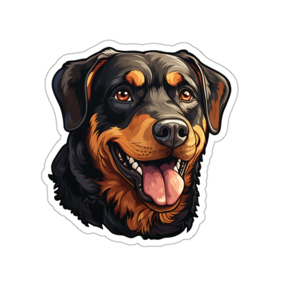 Rottweiler Sticker, Dog Breeds, Dog Stickers, Laptop Decals, Pet ...
