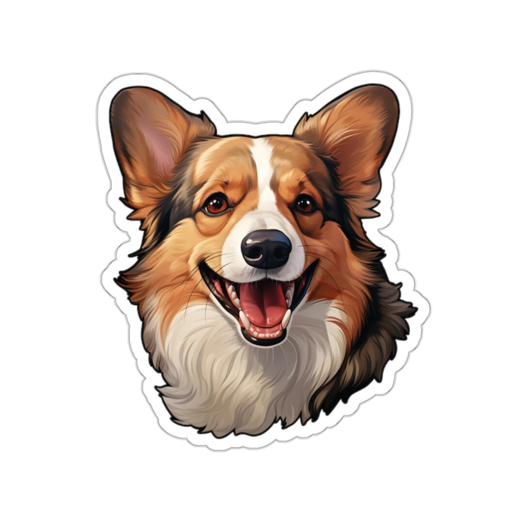 Welsh Corgi Sticker, Dog Breeds, Dog Stickers, Laptop Decals, Pet ...