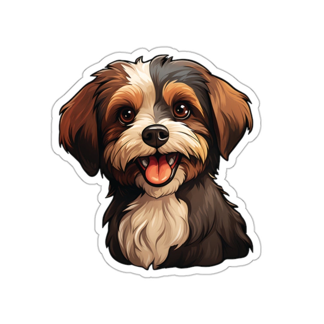 Shih Tzu Sticker, Dog Breeds, Dog Stickers, Laptop Decals, Pet Stickers ...