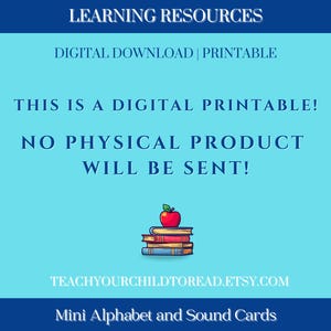 Mini Alphabet and Sound Flash Cards With Charts Young Kids Children ...