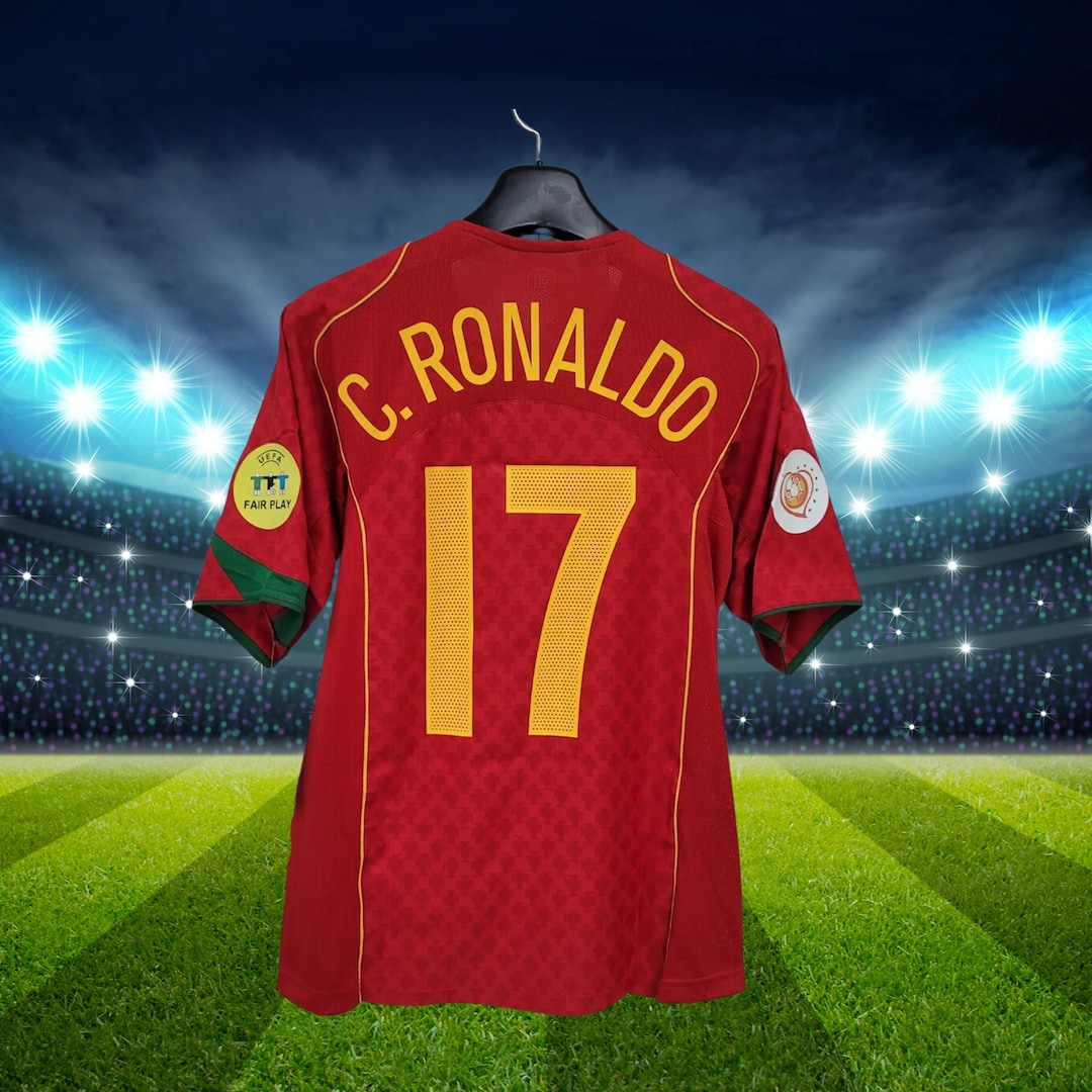Euro 2004 Final Portugal 2004 Jersey Cristiano Ronaldo 2004 Jersey Figo ...