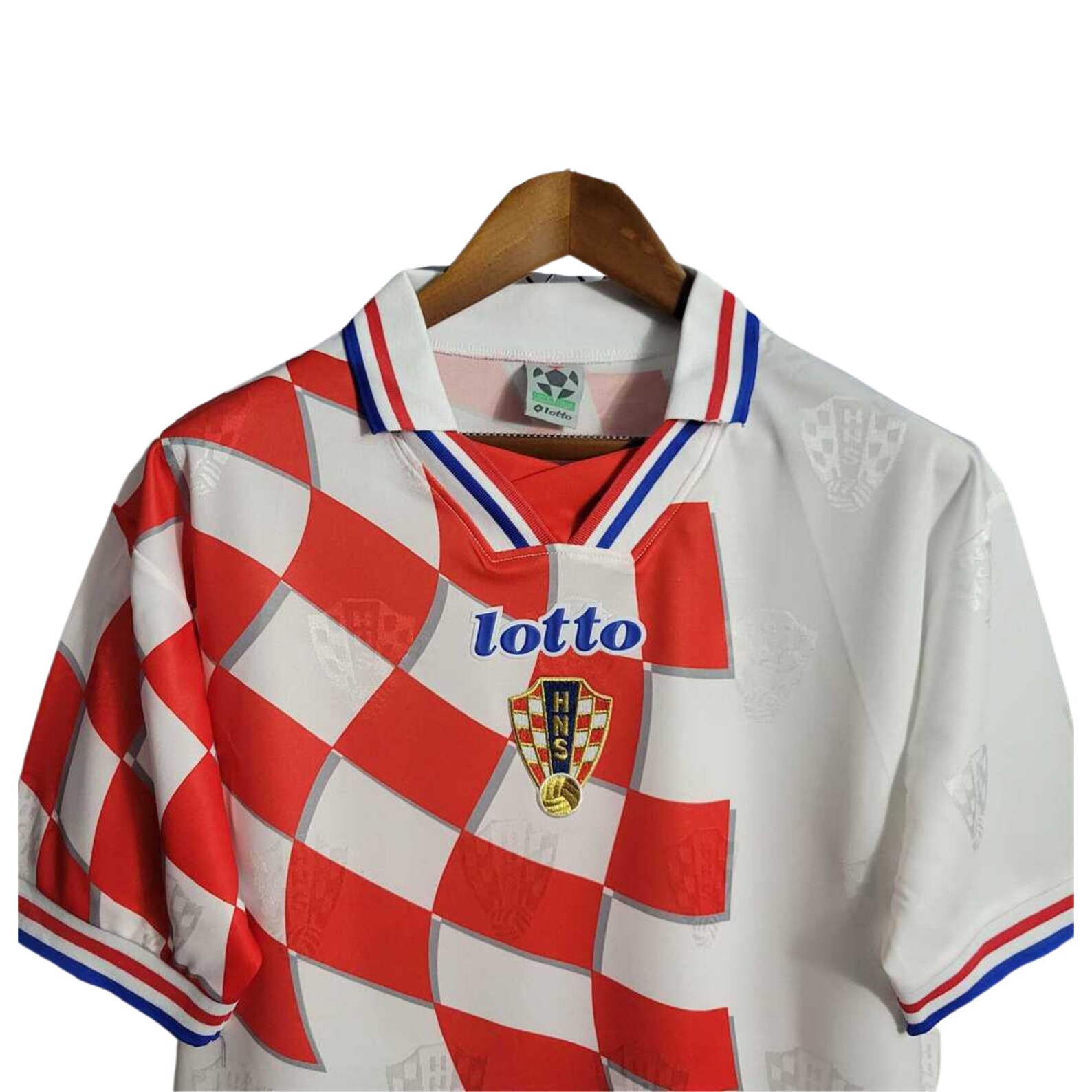 1998 Croatia Home Retro Football Jersey World Cup France 98 Vintage ...