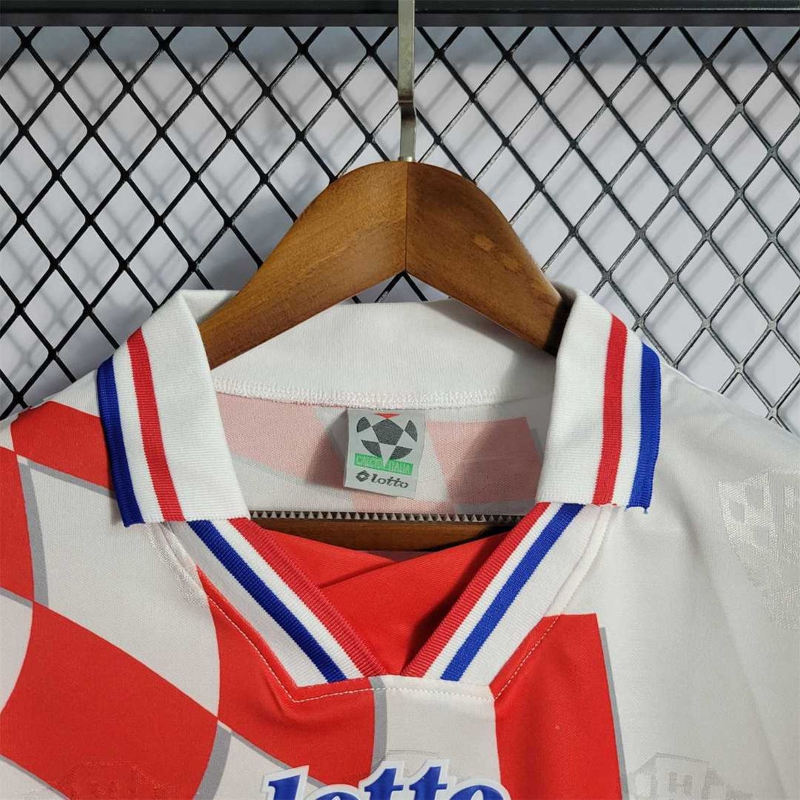 1998 Croatia Home Retro Football Jersey World Cup France 98 Vintage ...