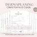 Dermaplaning Forms Bundle, Editable Esthetician Templates, Facial ...