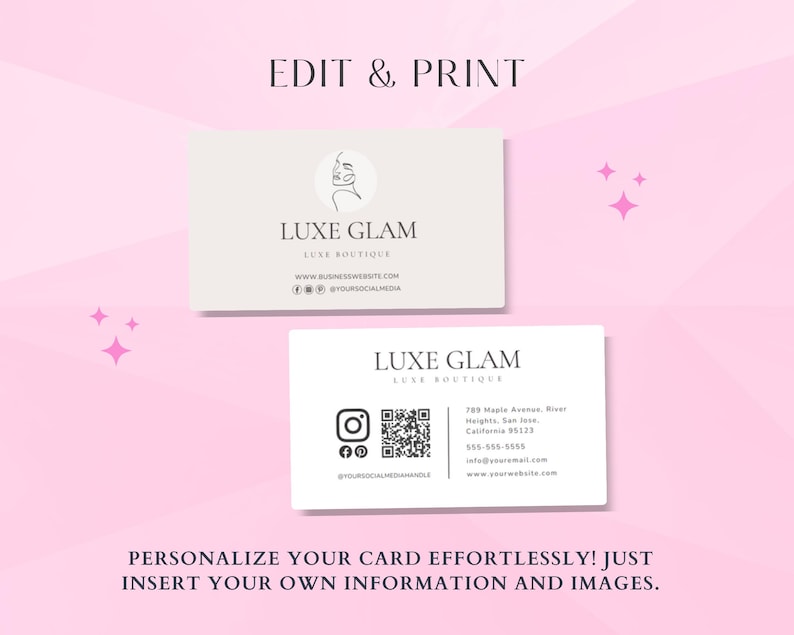 Lash Business Card Template Canva Eyelash Business Card Designs Lash ...