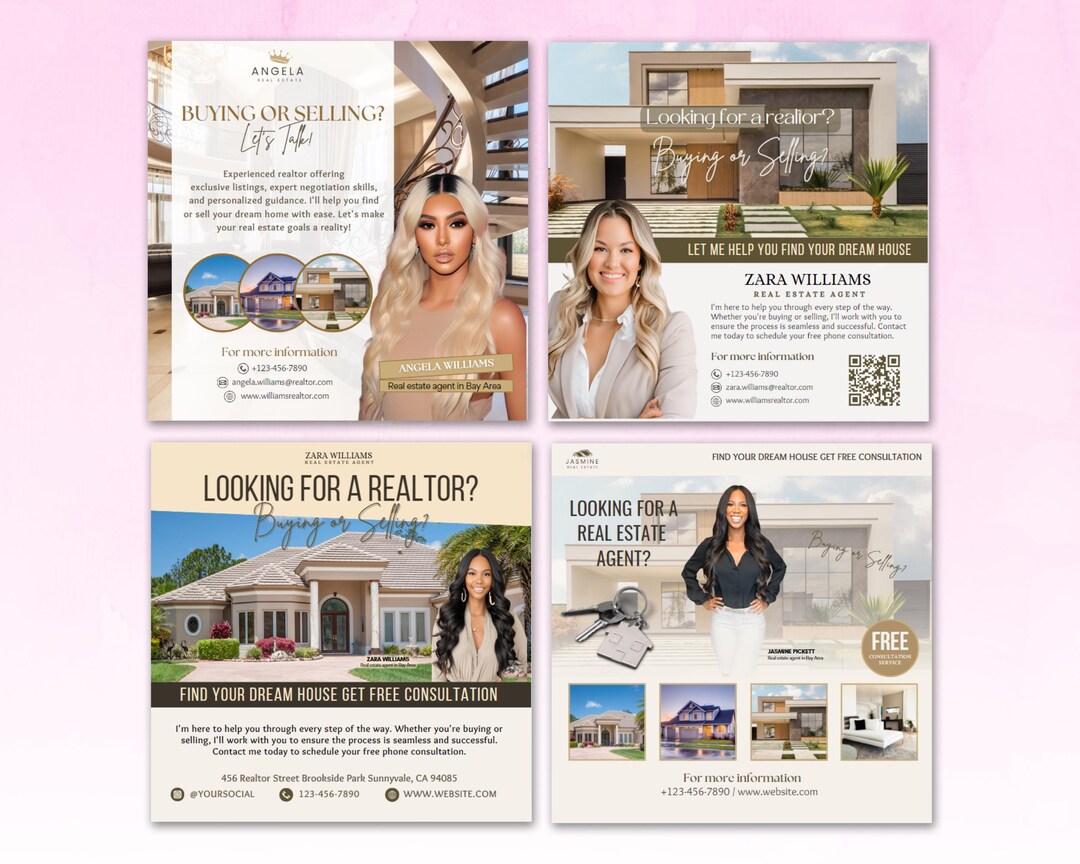 Real Estate Flyer, Home Buying Flyer, Realtor Flyer Bundle, DIY Flyer ...