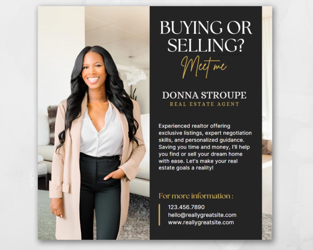 DIY Realter Flyer, Buying or Selling Real Estate Flyer, Canva Real ...