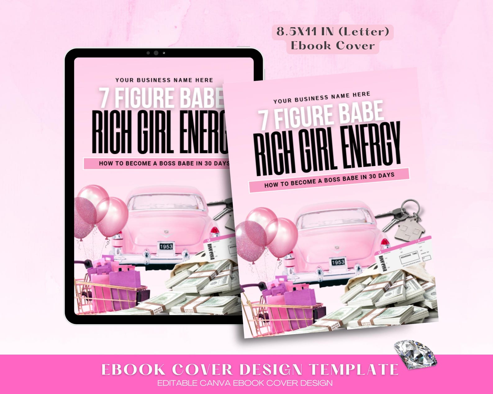 Ebook Cover Only, Rich off Business Ebook Cover, Boss Babe Ebook Cover ...