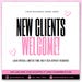 New Client Flyer, New Client Welcome Flyer, Hair Braids Lashes Wig ...