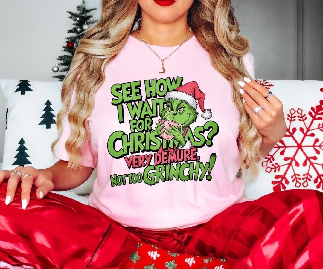 Very Demure Very Grinch Christmas Sweater Funny Grinch Christmas Gift ...