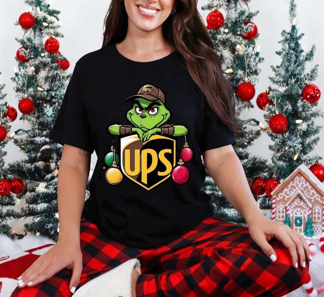 UPS Delivery Driver Christmas Shirt Grinch Delivery Driver Ups Truck ...