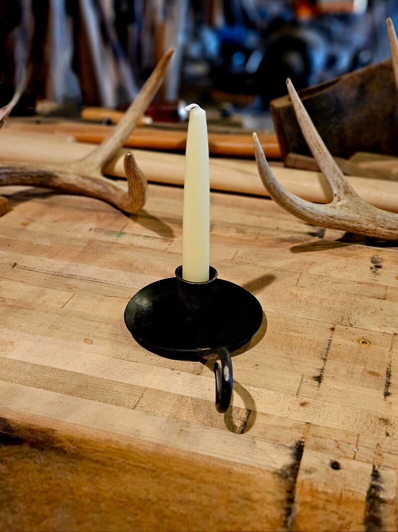 Hand Forged Candle Holder - Etsy