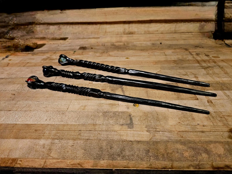 Forged Iron Wand - Etsy