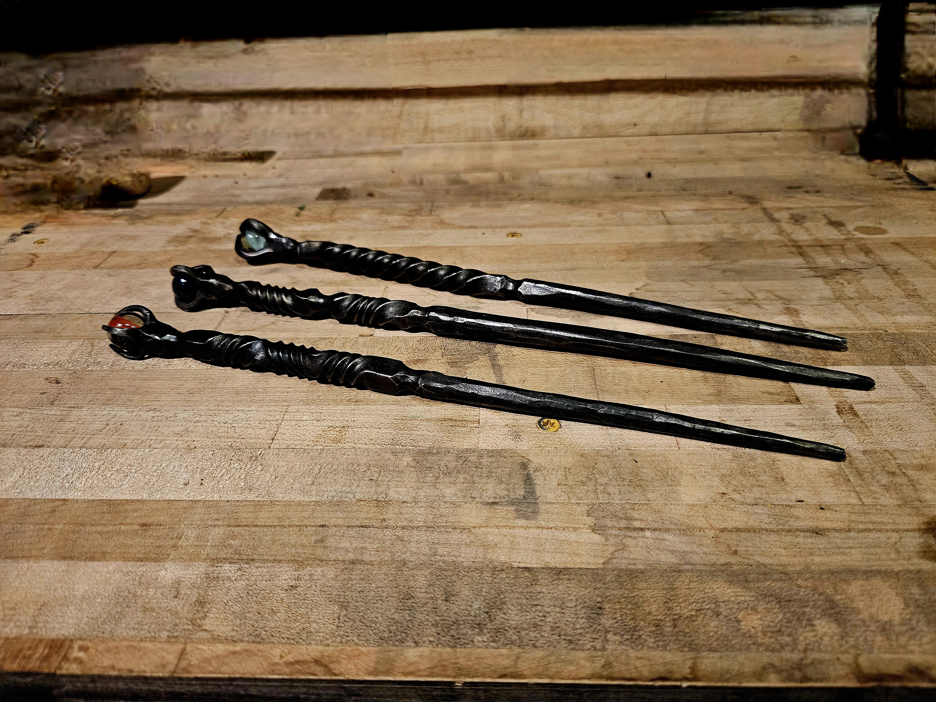 Forged Iron Wand - Etsy