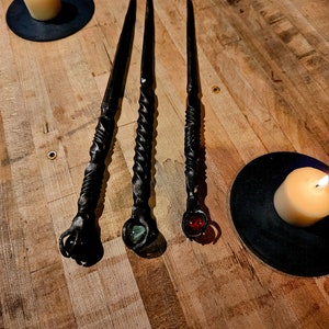 Forged Iron Wand - Etsy