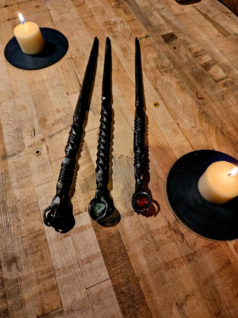 Forged Iron Wand - Etsy