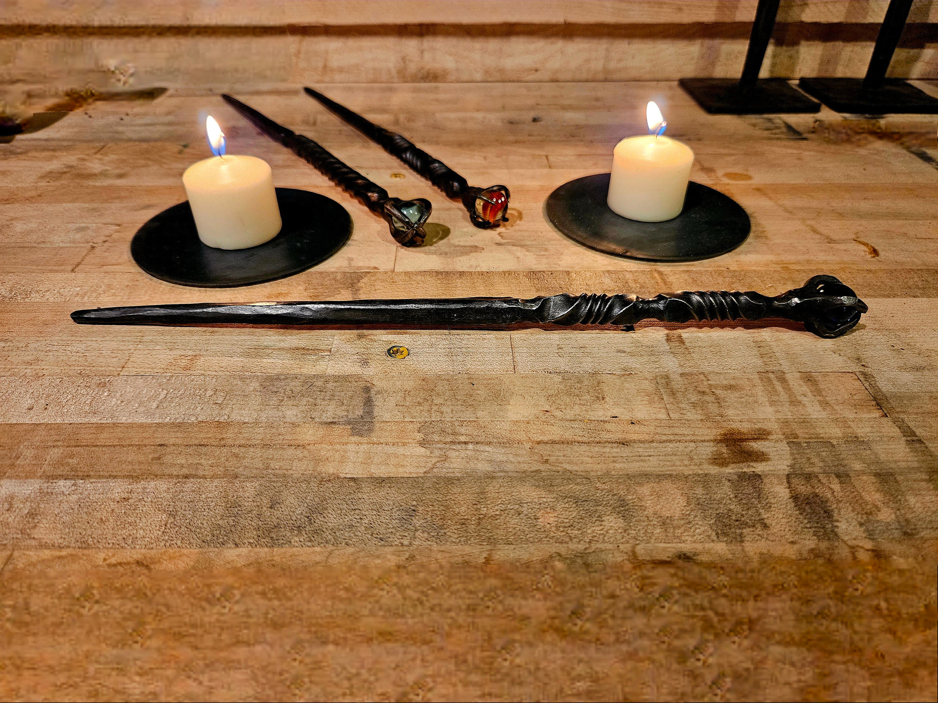 Forged Iron Wand - Etsy