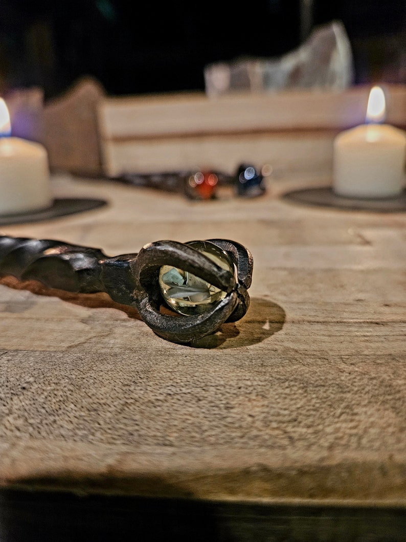 Forged Iron Wand - Etsy