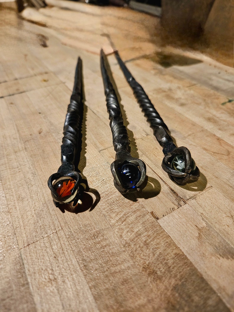 Forged Iron Wand - Etsy