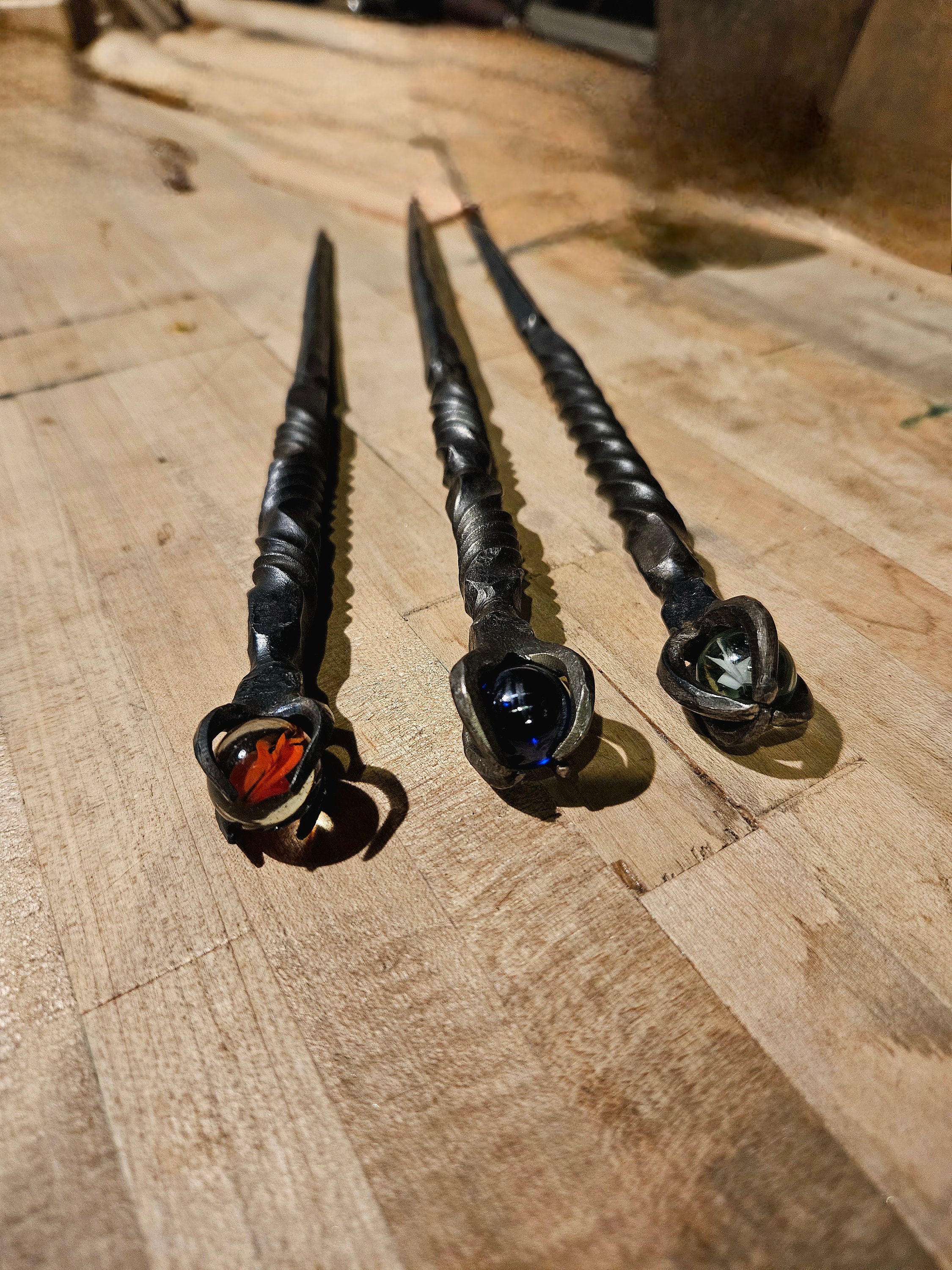 Forged Iron Wand - Etsy