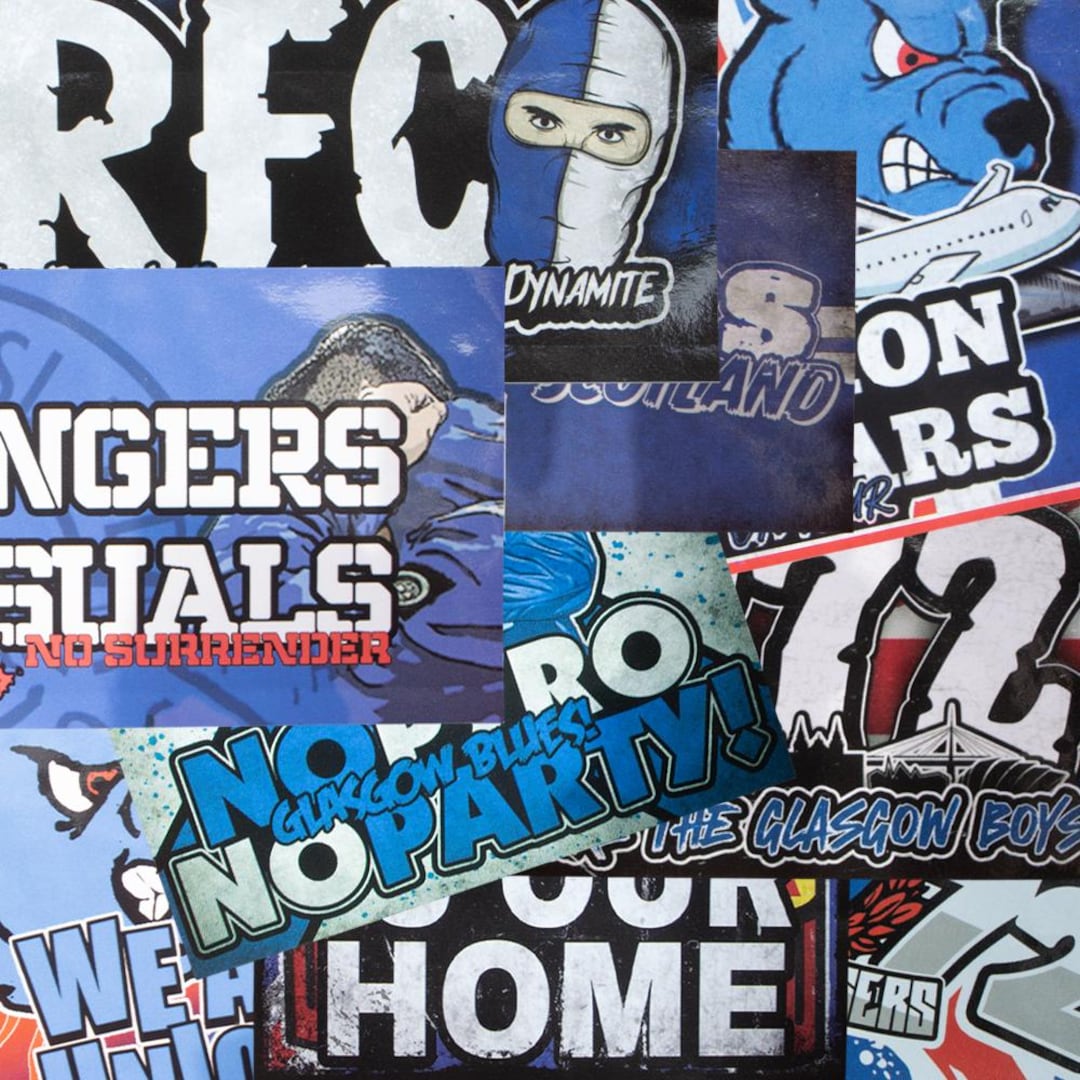 Rangers Mixed Ultras Stickers - Inspired by Glasgow, Scotland, Music ...