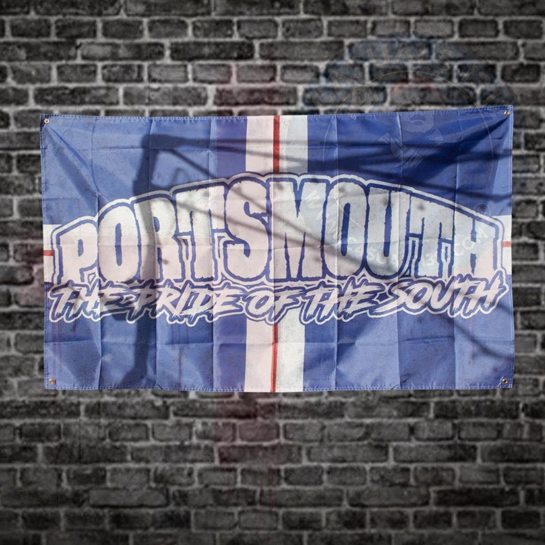 Portsmouth Pride of the South 5x3ft Flag: Inspired by Football Awaydays ...