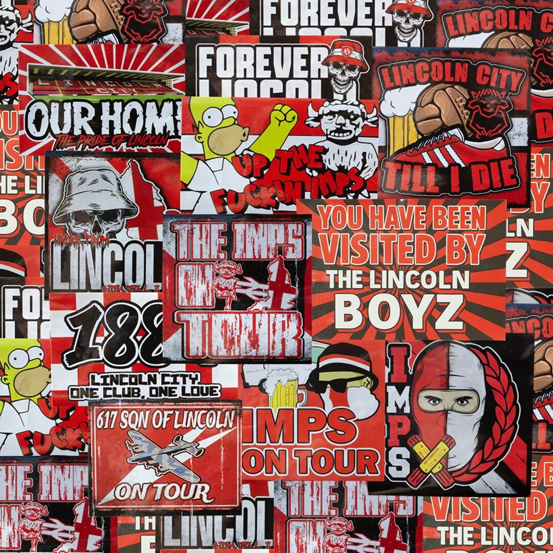 Lincoln City Stickers | Various Sizes | Imps | Casuals | Away Days ...